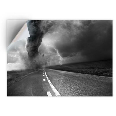 1 x Vinyl Sticker A4 - BW - Tornado Storm Weather #41326 | eBay UK