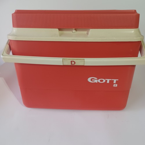 Gott 8 Dark Red Vintage Personal Chest Cooler Model #1908 Rare Good ...