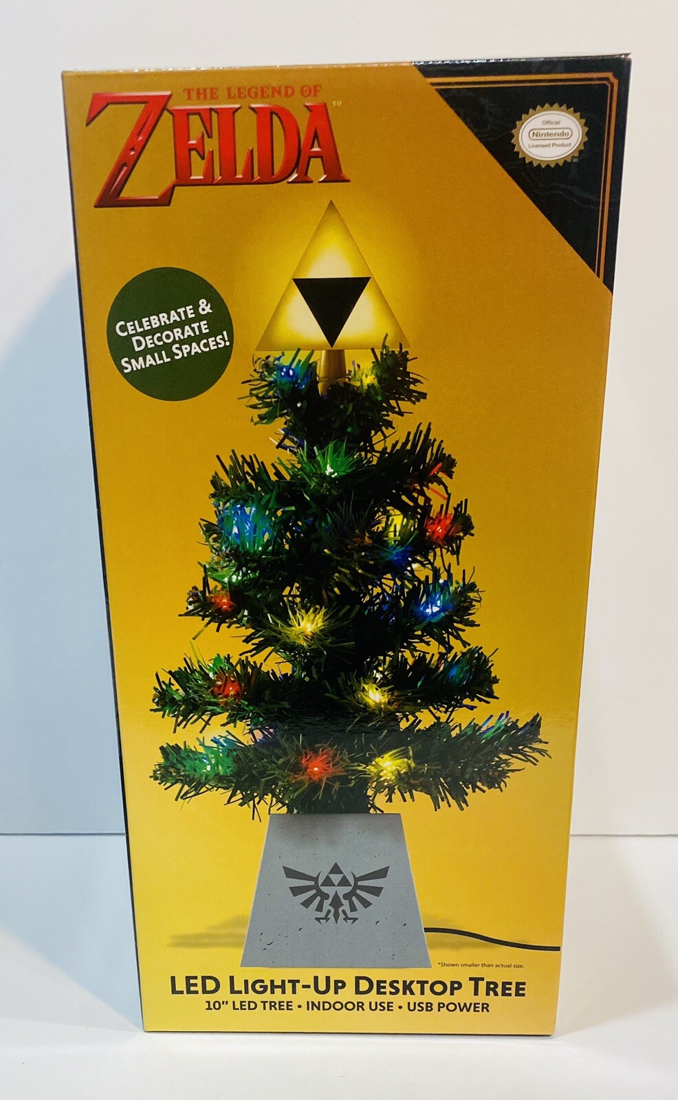 NEW The Legend Of Zelda LED Light Up 10 Inch Desktop Christmas Tree ...