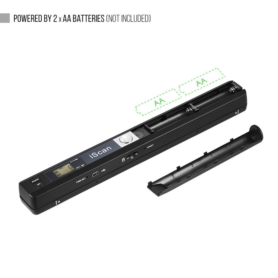 iScan Handheld Portable Scanner 900 DPI A4 Document Scanner Color ...