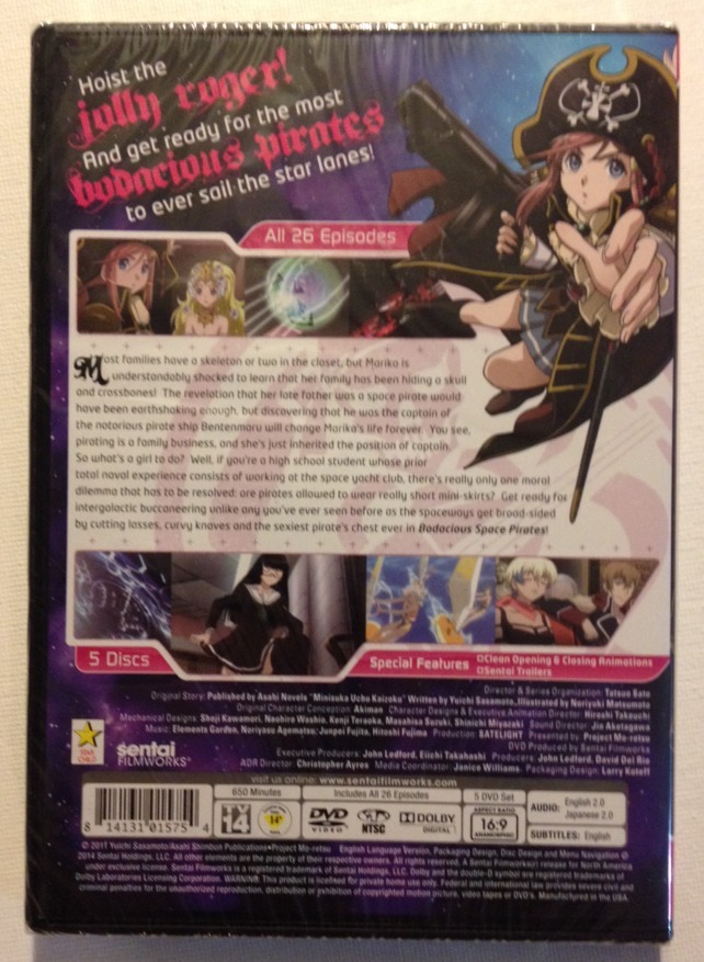 BODACIOUS SPACE PIRATES: Complete Collection - MINT NEW SEALED DVDS ...