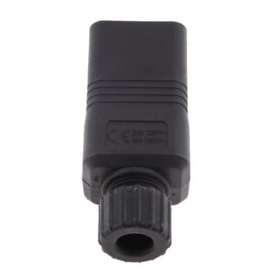 IEC 320 C20 16A 250V AC Plug C20 Male DIY Rewirable Plug C20 | eBay ...