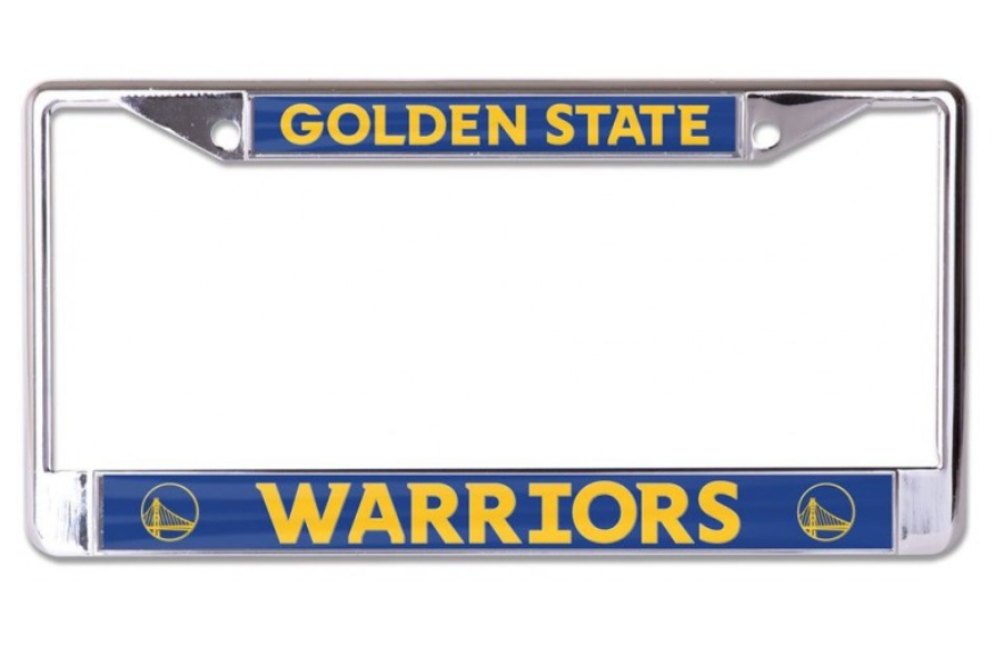 GOLDEN STATE WARRIORS BASKETBALL CHROME LICENSE PLATE FRAME | eBay