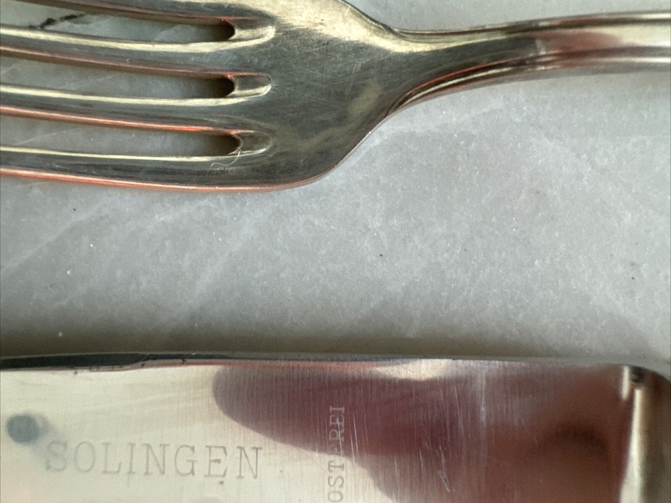 Rare/Vintage Solingen-Germany Rostfrei 12pc Knife/Fork Set. Beautiful ...