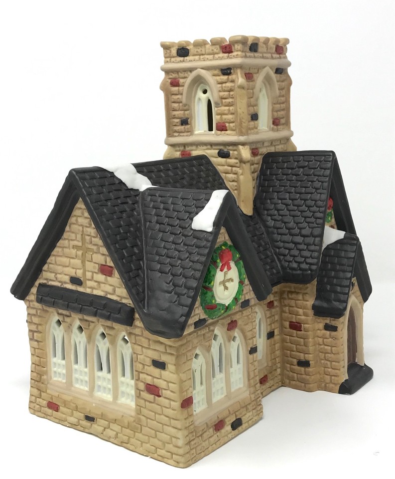 1 used Dickens Keepsake Porcelain Lighted House church Christmas ...