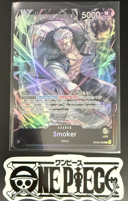 One Piece OP02-093 L Smoker - English - Foil - Leader - ST19 - TCG - NM ...