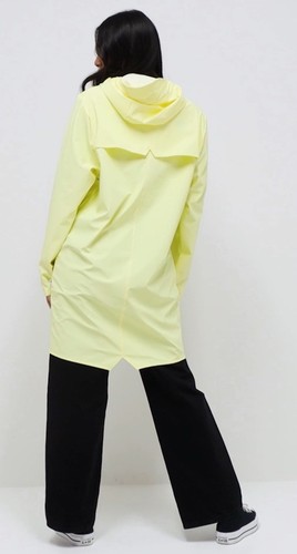 Rains Brand Long Jacket Raincoat Straw Yellow XL Rain Hooded ...