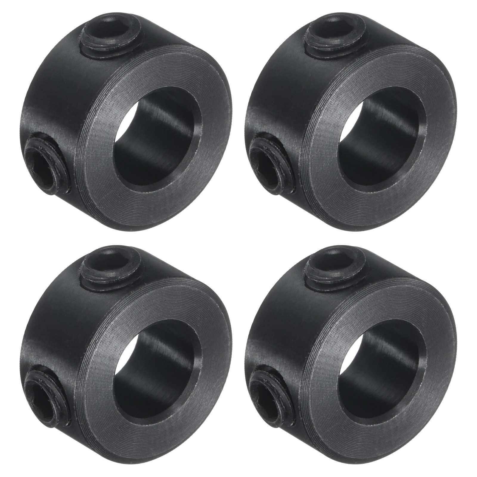 4pcs Set-Screw Collars 6mm Bore 1045 Carbon Steel Shaft Collars, 12mm ...