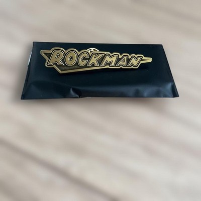 Big Capcom Exhibition Rockman Logo Pin Badge | eBay