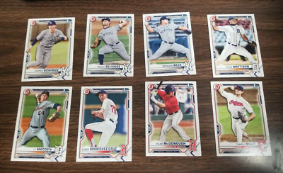 BROCK SELVIDGE 2021 BOWMAN DRAFT CARD BD-24 NEW YORK YANKEES (FIRST ...