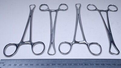 4x Coralen Adair Uterine Tenaculum Forceps 7½" Stainless Surgical | eBay