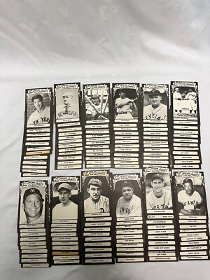 1973-80 TCMA BASEBALL ALL TIME GREATS LOT X 132 Different post cards | eBay