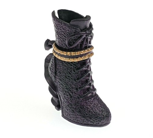 Disney - Descendants - Mal - Isle of the Lost - Right Gold Purple Boot ...