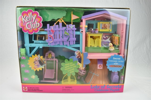Barbie Kelly Club Lots of Secrets Clubhouse Playset 2001 Mattel for ...