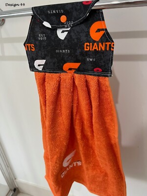 A Hanging Embroidered Footy Towel - Design 44 - Fathers Day/Birthday ...