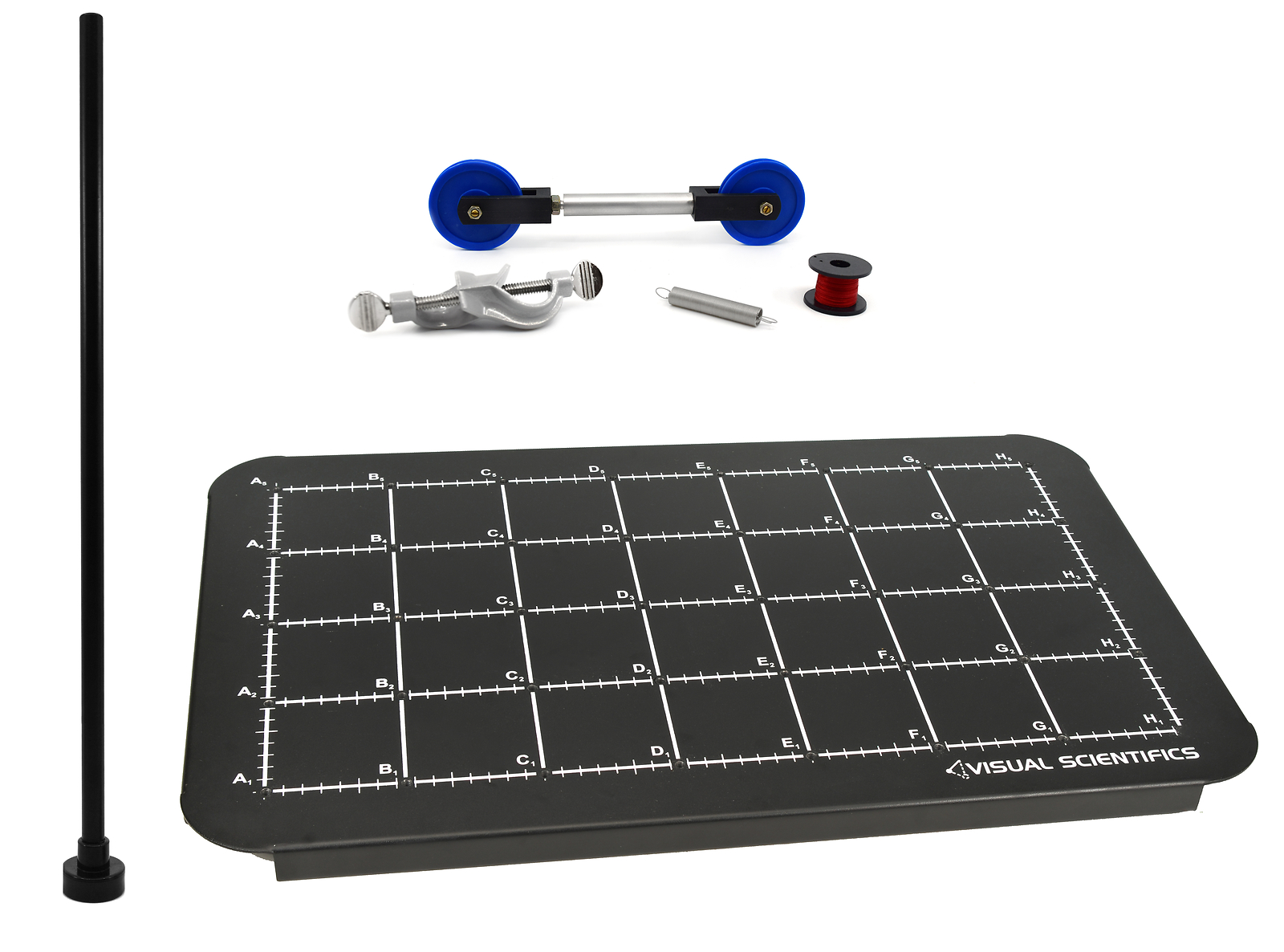 Atwood Machine Kit Components & Magnetic Base - Visual Scientifics by ...