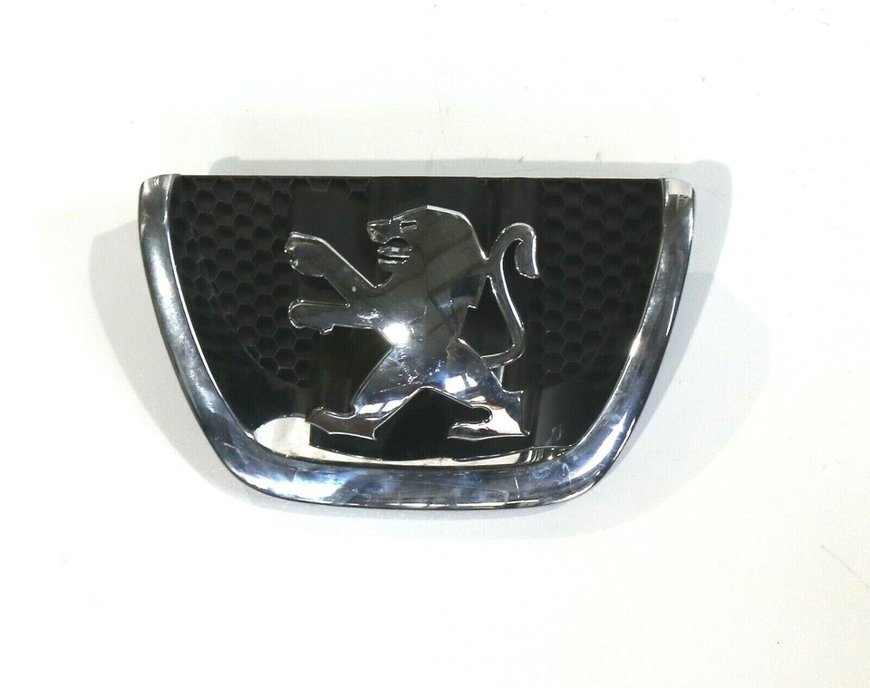 Peugeot 207 Émblem Logo Avant Grille De Radiateur Capot Noir/Chrome | eBay