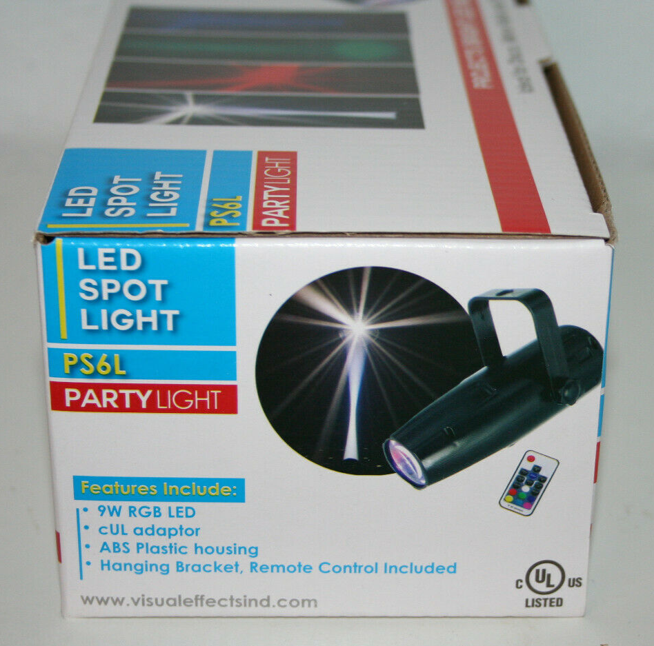 LED Spot Light PS6L party FX remote 4 color special effect stage RGB | eBay