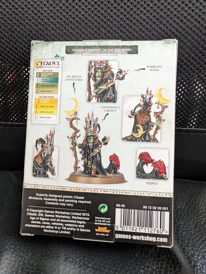 Gloomspite Gitz Skragrott the Loonking - Moonclan Grots - Age of Sigmar ...