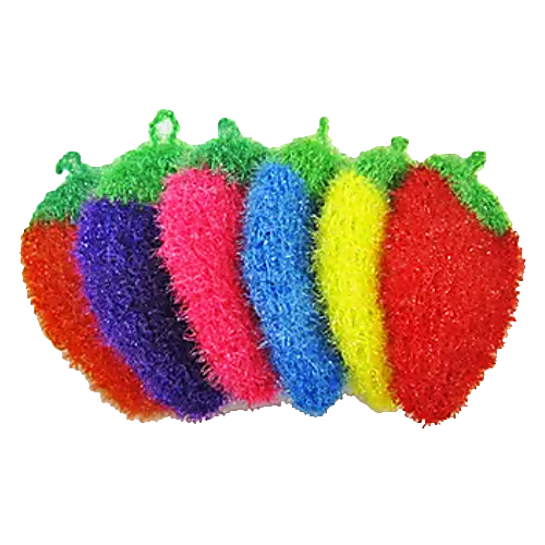 Multi Use Last-Long Non Scratch Odorless Scrubber Dish Wash Fruit Shape ...
