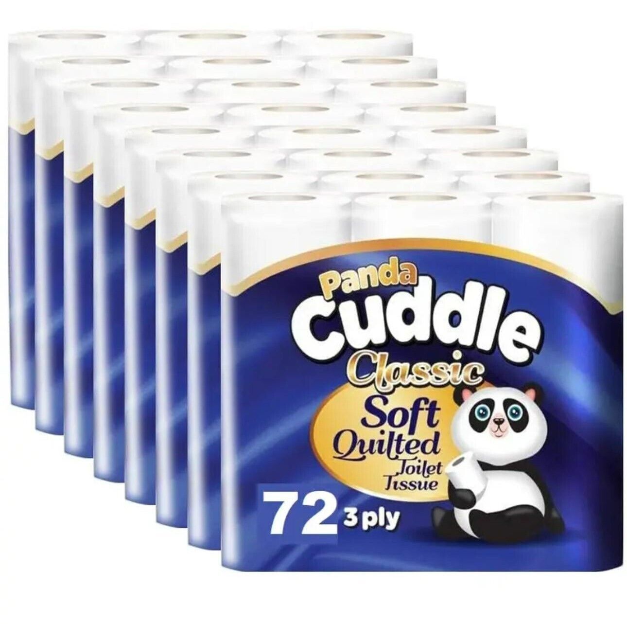 Panda Cuddle Soft Quilted 3 Ply Classic Toilet Tissue Paper 45 |90 ...