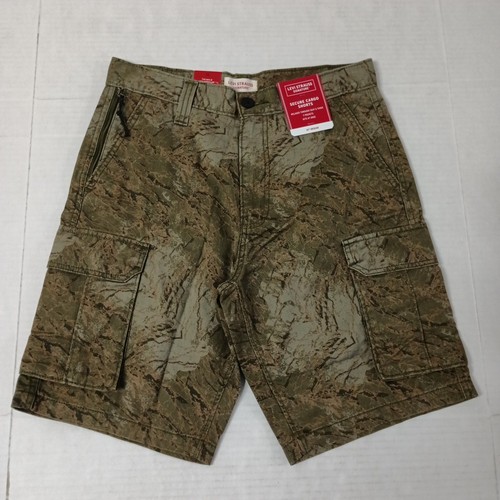 Levi Strauss Secure Cargo Shorts Men's Size 30 Green Camo 10" Inseam ...
