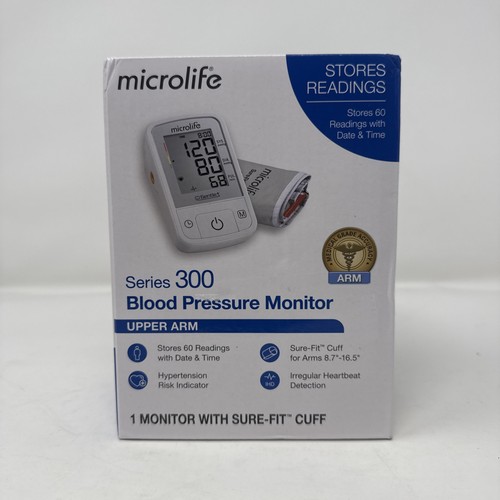 Microlife Blood Pressure Monitor Series 300 Upper Arm MXN53AM/A w/ Sure ...
