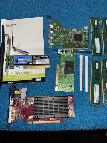 Computer PCI parts Bundle WiFi Access Points USB Add On And Video Card ...