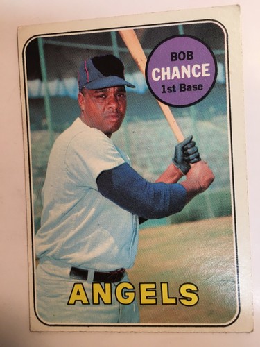 1969 Topps Baseball Card - #523 Bob Chance | eBay