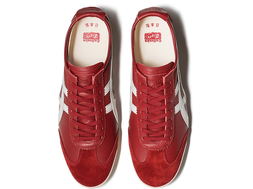 Onitsuka Tiger MEXICO 66 DELUXE 1181A436 600 Burgudy White Onitsuka Tiger MEXICO 66 DELUXE 1181A436 600 Burgudy White