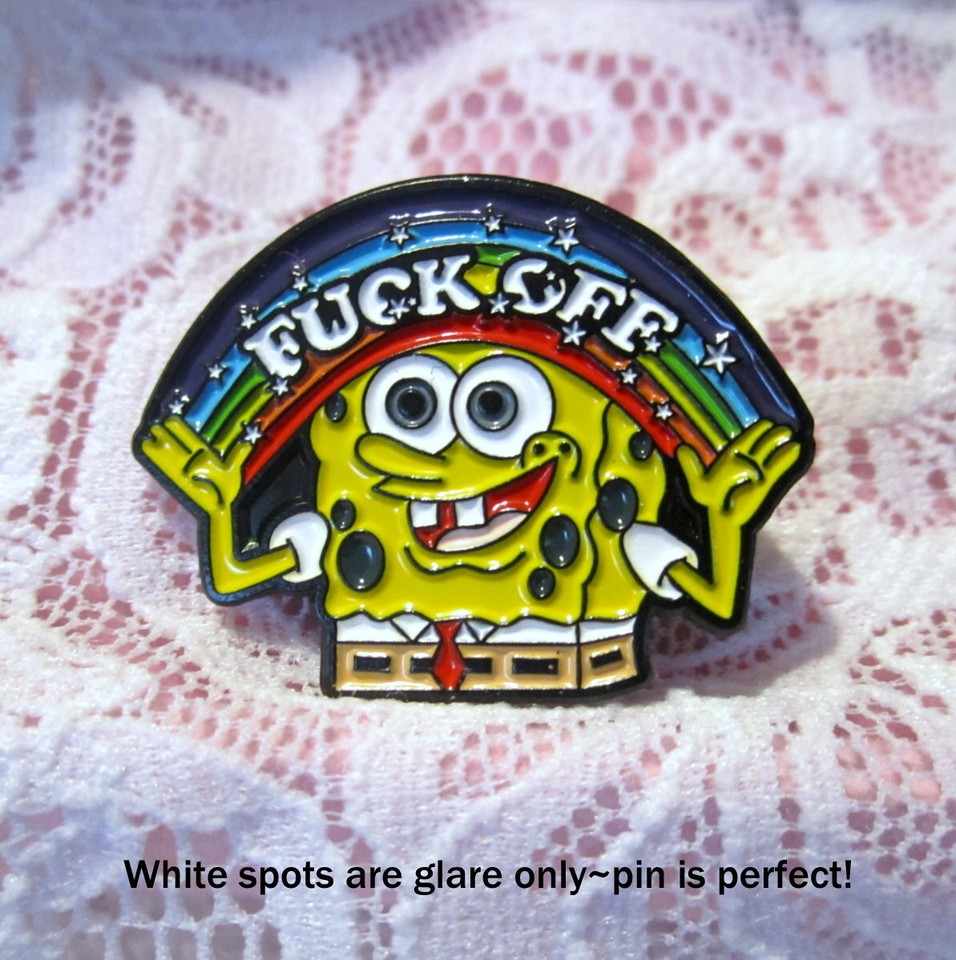 Spongebob F*ck Off Pin - Hard Enamel | eBay