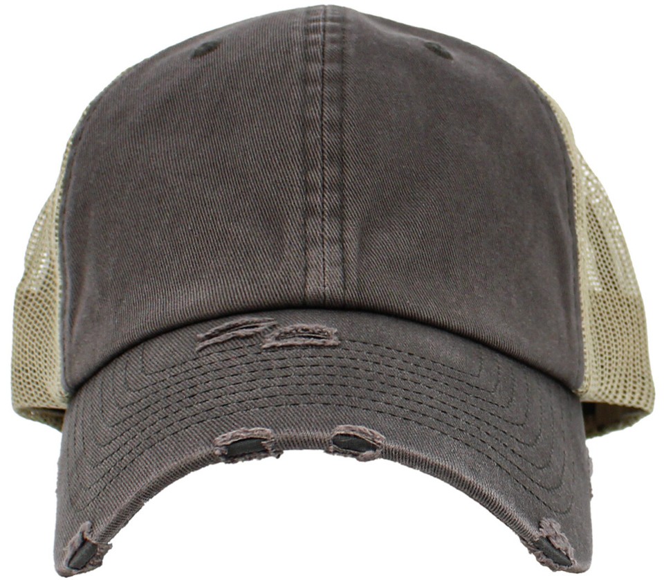 Vintage Distressed Mesh Back Dad Hat Baseball Cap Unconstructed | eBay