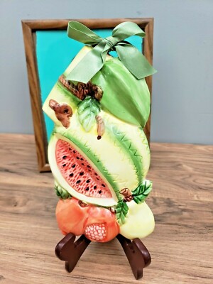 Sitco Importing Ceramic 3D Fruit Kitchen Wall Hanging Decor #4 | eBay
