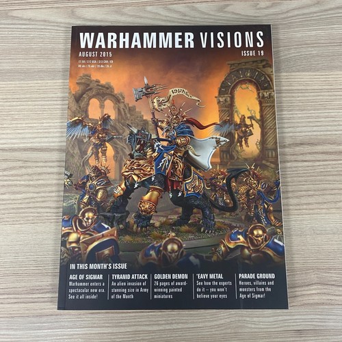 WARHAMMER VISIONS 19 AUGUST 2015 WARHAMMER WHITE DWARF 40,000 40K ...