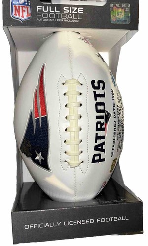 Patriots Super Bowl Official Football Autograph Football New Authentic ...