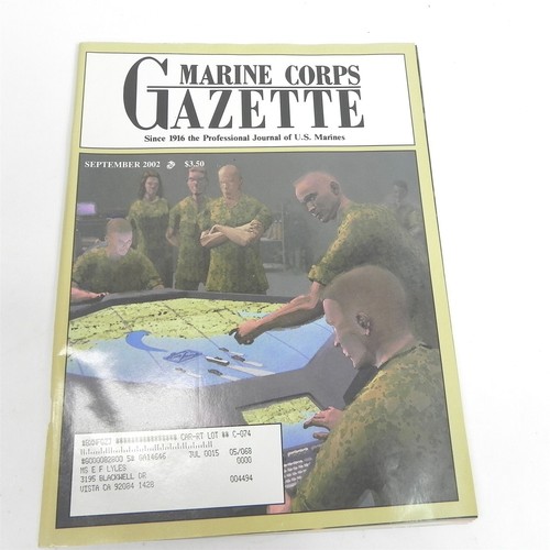 VINTAGE SEPTEMBER 2002 MARINE CORPS GAZETTE PROFESSIONAL JOURNAL OF US ...