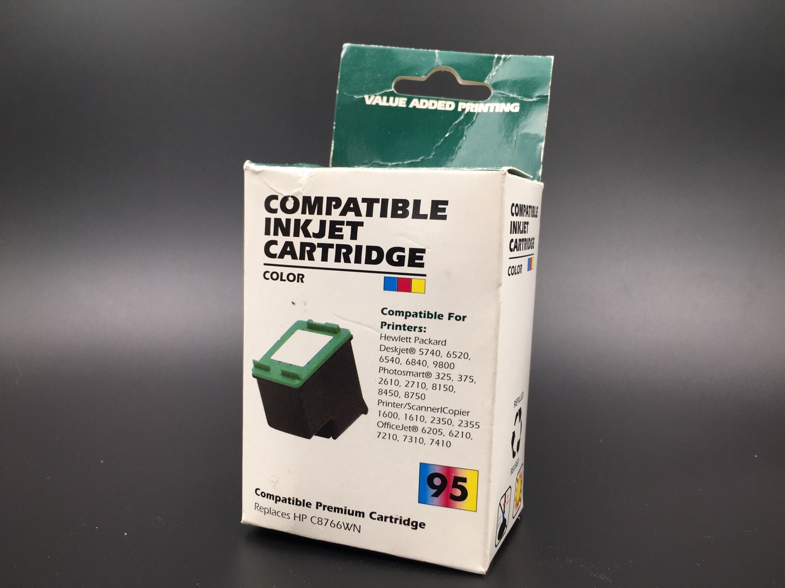 HP C8766WN Color Ink Cartridge Compatible HP 95, HP-95, HP95 NEW SEALED ...