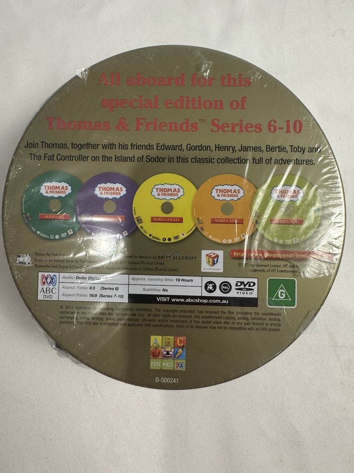 Thomas And Friends Series 6-10 DVD New And Sealed | eBay