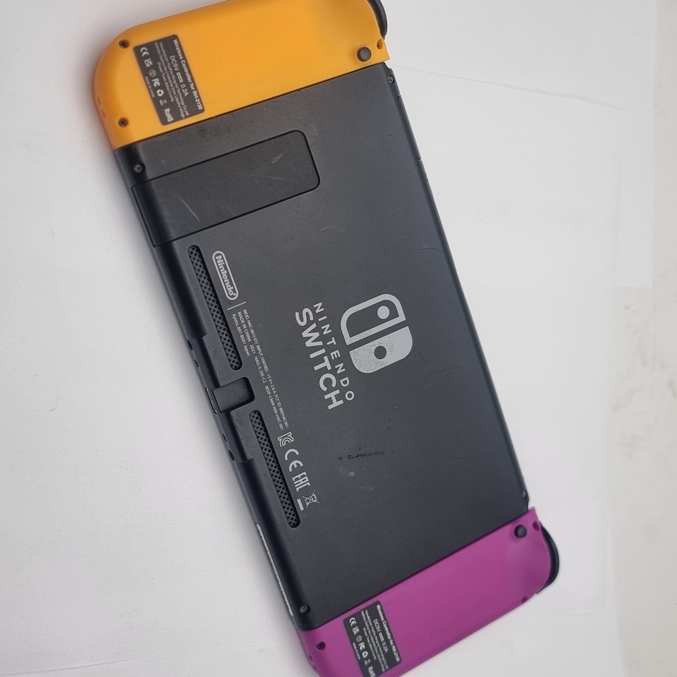 Nintendo Switch V2 Neon Purple & Neon Orange 32GB Console (no dock ...