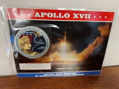 APOLLO 17 XVII OFFICIAL NASA EMBLEM PATCH WILLABEE & WARD | eBay