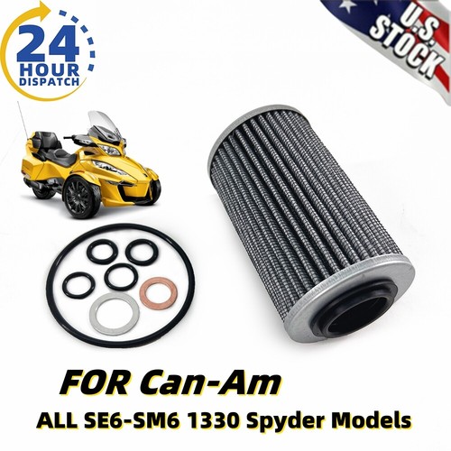 For 2014-2021 Can-Am Spyder Engine Oil Filter w/ Seal O-ring SM6-SE6 ...