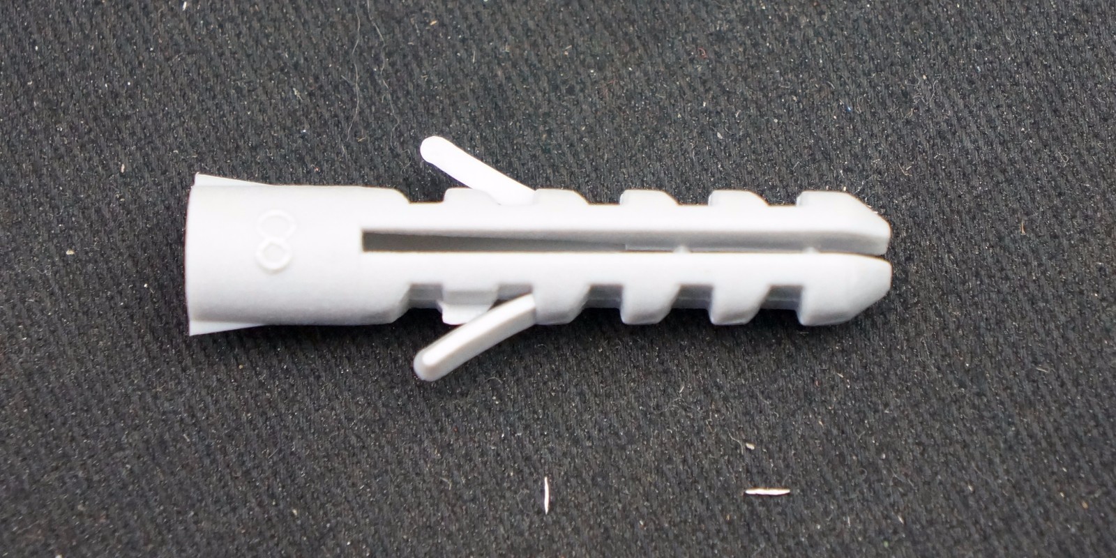 8mm x 40mm Nylon Rimless Universal Plug Grey Like Fischer Pack 100/300 ...