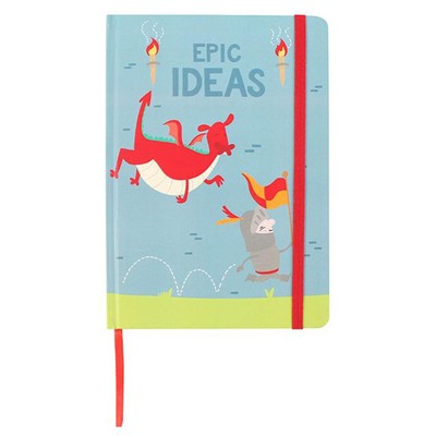 Epic Ideas Knight Adventures Hardback Lined Notebook Ruled Kids A5 | eBay
