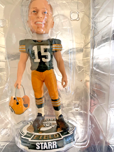 BART STARR Green Bay Packers Bobblehead Lambeau Field Exclusive Limited ...
