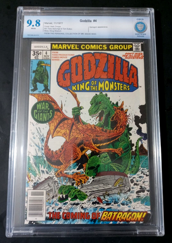 Marvel GODZILLA No. 4 (1977) Batragon! CBCS 9.8 NM/M | eBay