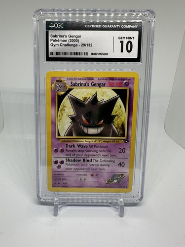 Sabrina's Gengar - CGC 10 Gem Mint - 29/132 Rare - Gym Challenge | eBay