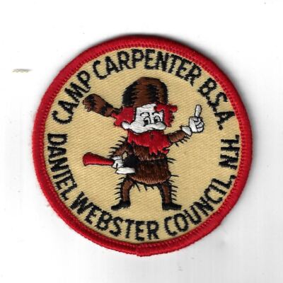 Camp Carpenter Daniel Webster Council, NH BSA RED Bdr. [CA-581] | eBay