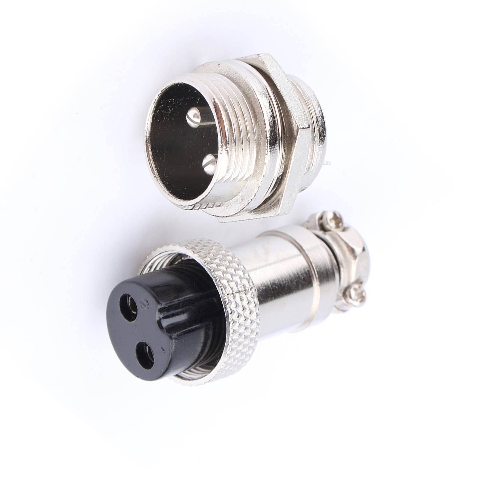 1set GX16 2Pins Screw Type Electrical Aviation Plug Socket Connector ...