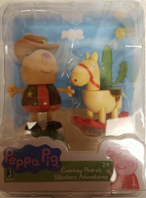 Peppa Pig Cowboy Pedro's Western Adventures Set Jazwares PEP0483 2 for ...