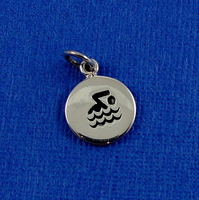 925 Sterling Silver Swimming Charm - Swimmer Diver Olympic Sports ...
